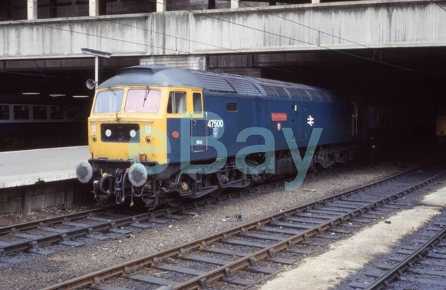 35MM RAILWAY SLIDE of Class 47 47500 @ Birmingham NS - Copyright to ...