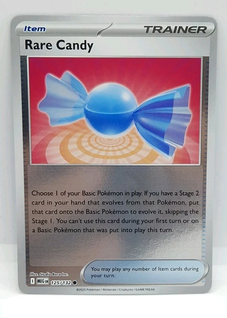 POKEMON TCG MEGA Evolution 125/132 Rare Candy Reverse Holo £1.99 ...