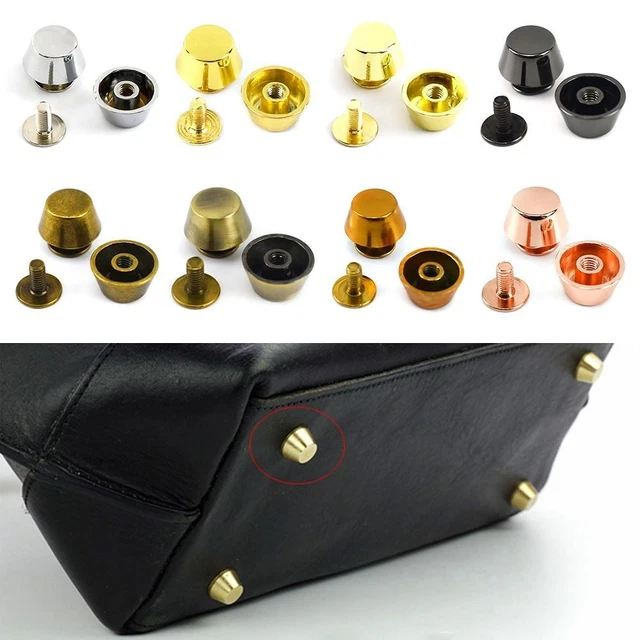 BOTTOM LUGGAGE CRAFT Rivets Studs Mushroom Screw Nail Stud Garment ...