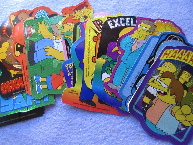 THE SIMPSONS VENDING Machine Stickers Choice U Pick $6.50 - PicClick CA