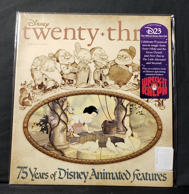 DISNEY TWENTY-THREE D23 Magazine Spring 2012 75th Anniversary Snow ...