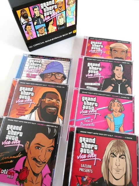 GRAND THEFT AUTO Vice City Grand Theft Auto Vice City bande-son BOITE ...