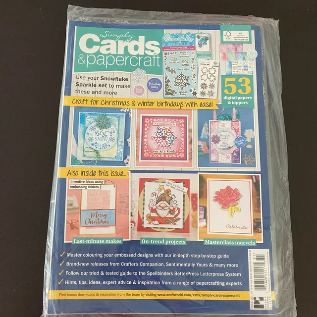 SIMPLY CARDS & Papercraft Magazine Issue #251 with 53 Digital Papers ...