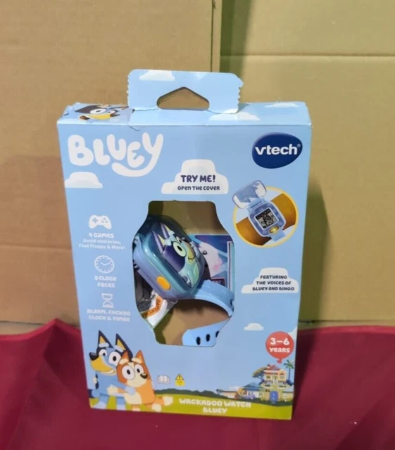 VTECH BLUEY WACKADOO Bluey Learning Watch, Official Bluey Toy, Toddler ...