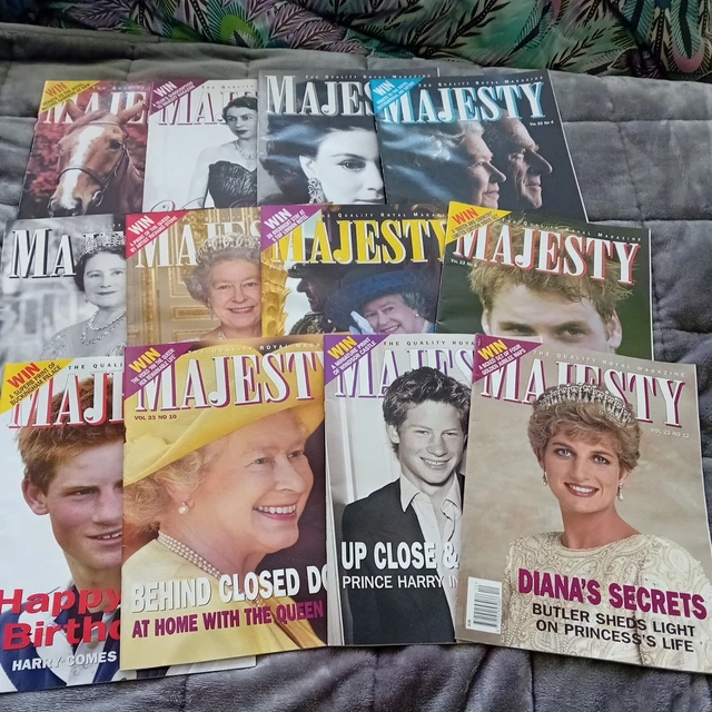 MAJESTY MAGAZINES JANUARY 2002 To December 2002 £12.00 - PicClick UK