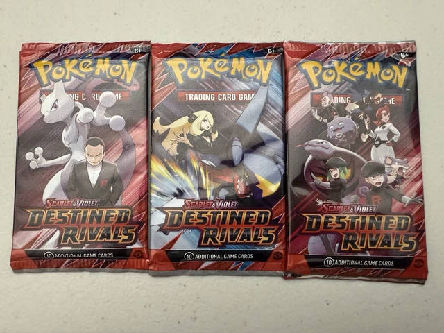 POKÉMON TCG SCARLET & Violet Destined Rivals Single Booster Pack New ...