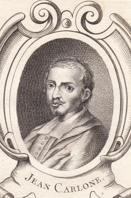 PORTRAIT XVIIIE GIOVANNI Bernardo Carlone Peintre Baroque Ecole Génoise ...