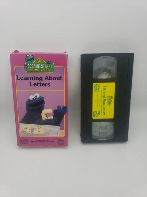 SESAME STREET LEARNING About Letters VHS EUR 13,30 - PicClick FR