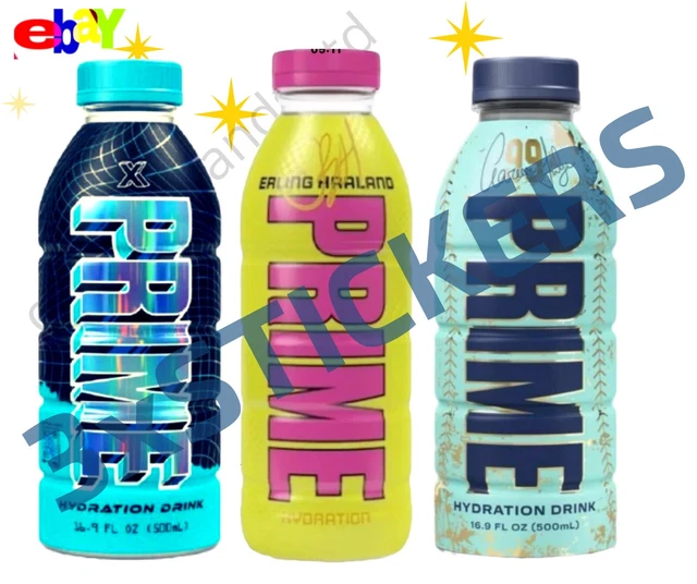 PRIME HYDRATION X | Erling Haaland | Aaron Judge X3 Vinyl STICKERS ...