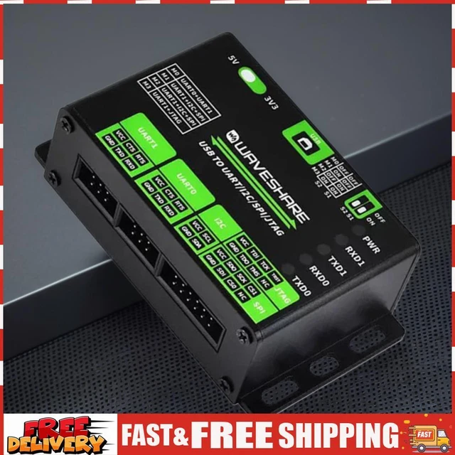 USB TO UART/I2C/SPI/JTAG Adapter Converter 3.3V/5V USB To 1-ch UART + 1 ...