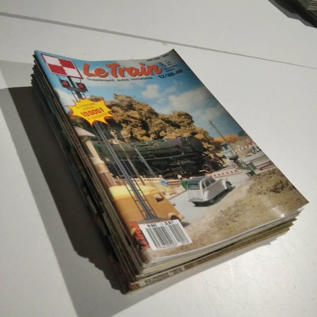 LE TRAIN - magazine modélisme ferroviaire - année complète 1988/89 n° 12 à 21 EUR 30,00 ...