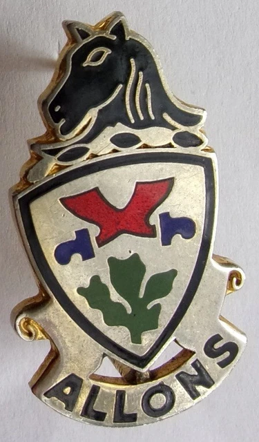 INSIGNE MILITAIRE US ARMY CREST DUI 11th ARMORED CAVALRY REGIMENT JAPAN ...