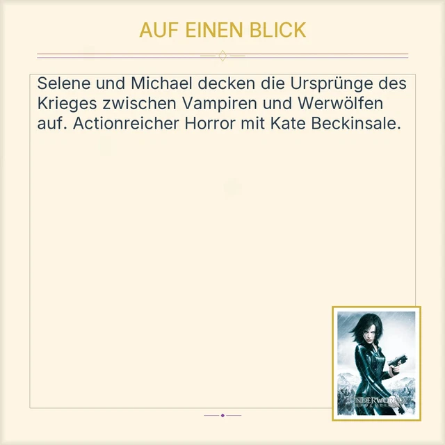 UNDERWORLD EVOLUTION DVD Actionfilm Kate Beckinsale EUR 5,95 - PicClick DE