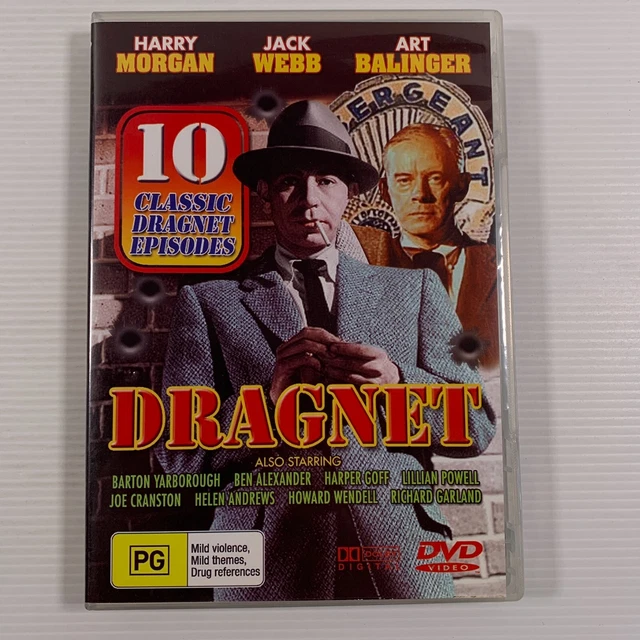 DRAGNET 10 CLASSIC Episodes 1950s TV series DVD Jack Webb Harry Morgan ...
