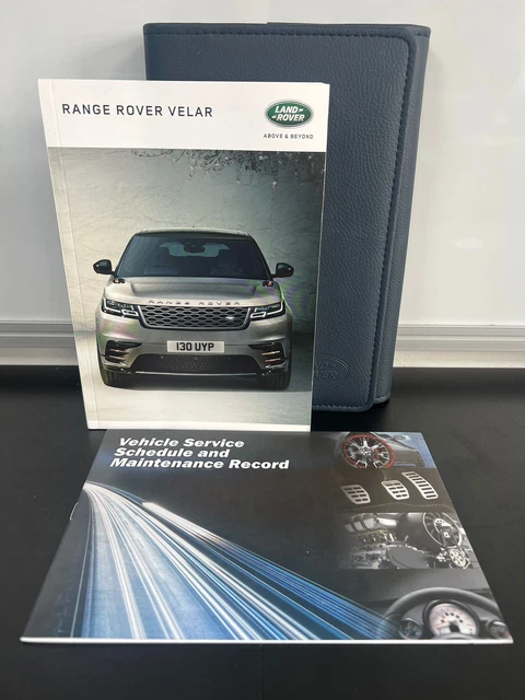 RANGE ROVER VELAR Owners Pack / Handbook / Manual + Wallet 2017-2020 ...