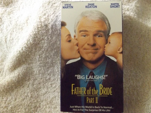 BANDE VHS FATHER Of The Bride Part II Steve Martin Diane Keaton comédie ...