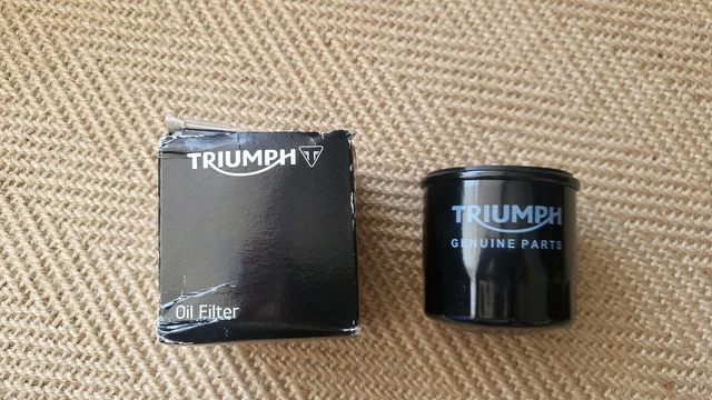GENUINE TRIUMPH BONNEVILLE SE T100 T120 OIL FILTER with SUMP PLUG ...