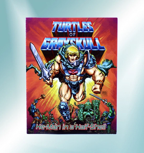 TURTLES OF GRAYSKULL Mini-Comic (Figurenbeilage) zur Wave 4 von Mattel ...