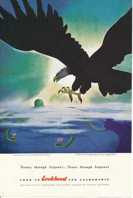 MAGAZINE AD - 1943 - Lockheed - World War II £7.07 - PicClick UK