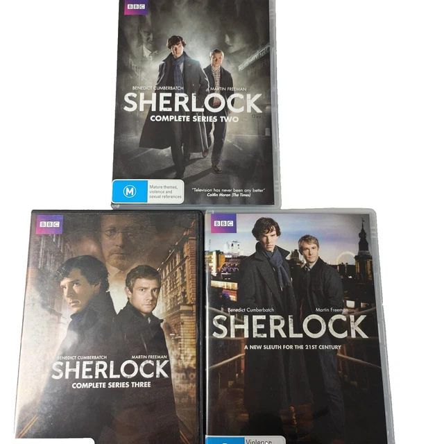 SHERLOCK TV SERIES DVD Box Set Seasons 1-3 Complete BBC Drama VGC $9.47 ...