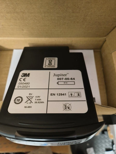 3M JUPITER RECHARGEABLE Battery , 8hr , 0070064 , Boxed £59.00 ...