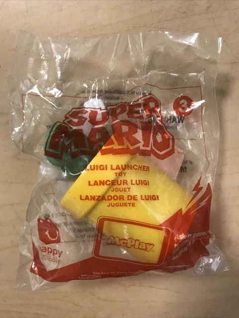 LUIGI LAUNCHER #3 Super Mario McDonald’s Happy Meal Toy New 2017. Lot ...