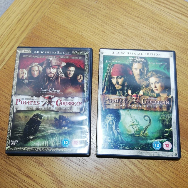 PIRATES OF THE Caribbean 2 Disc Special X2 DVDs Dead Man's Chest At ...