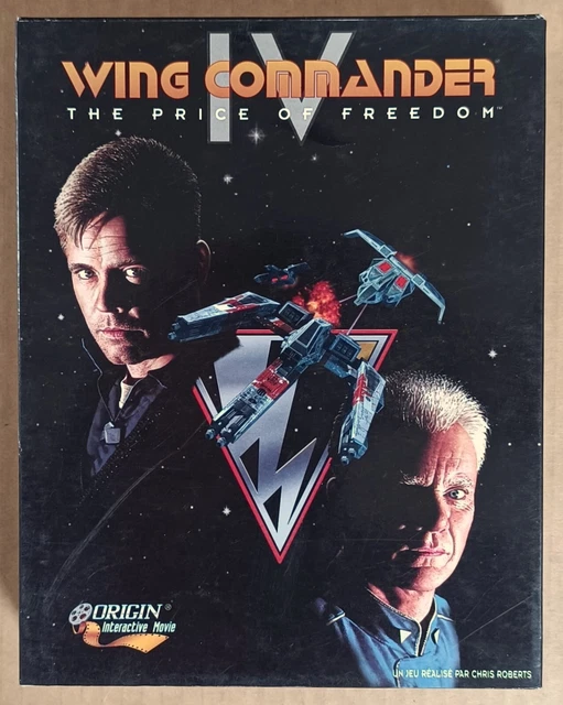 ANCIEN JEU PC CD BIG BOX VF WING COMMANDER IV de chez ORIGIN EUR 44,90 ...