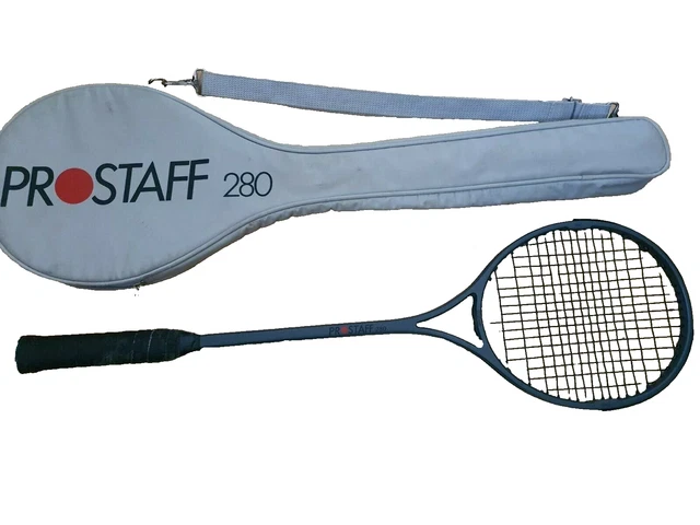 VINTAGE WILSON PRO Staff 280 Graphite Squash Racquet With Cover £39.95 ...
