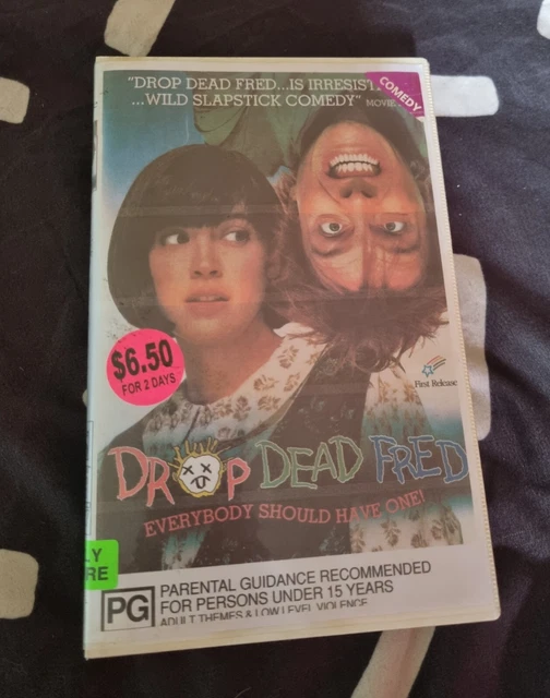 RARE BIG BOX Vhs Movie Drop Dead Fred Ex-rental Video Comedy $45.00 ...