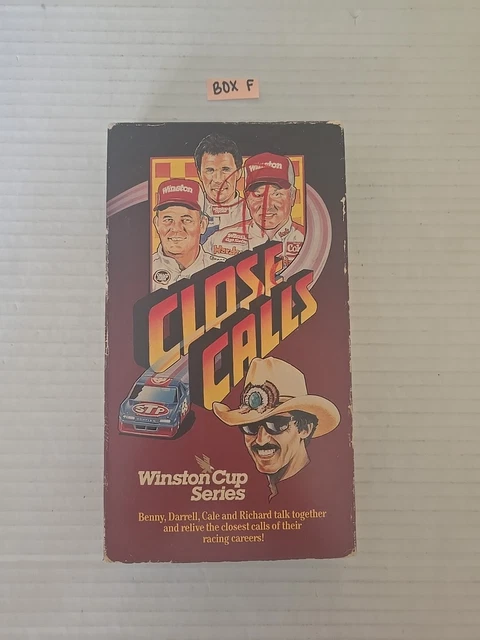 WINSTON CUP SERIES Close Calls (VHS 1989) Greatest Drivers, Richard ...