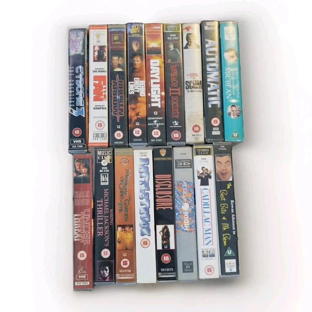 17X VHS TAPES Movies Bundle. Comedy, Thriller, Drama £15.00 - PicClick UK