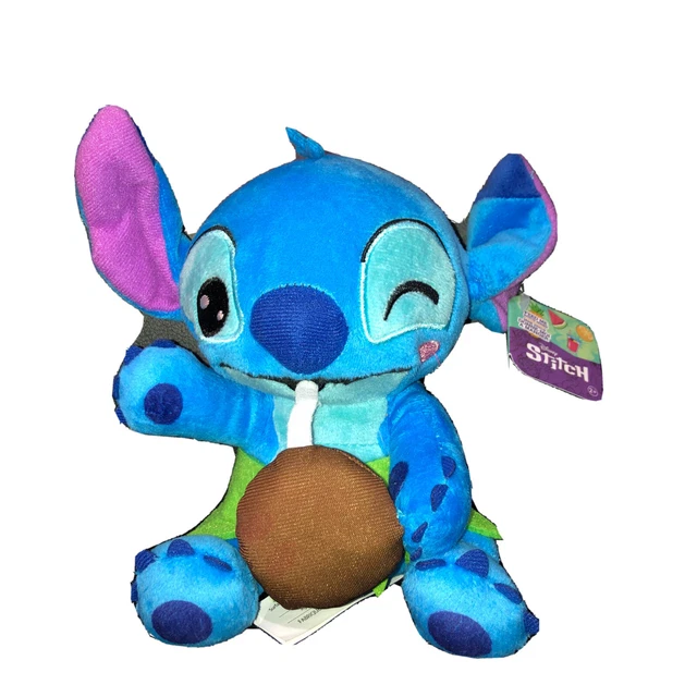 DISNEY LILO & Stitch Coconut Blue Alien Plush Doll Stuffed Toy 7" NEW £ ...