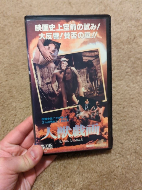 HUMAN ANIMALS RARE Japan VHS post apocalyptic horror Erotic Italian ...