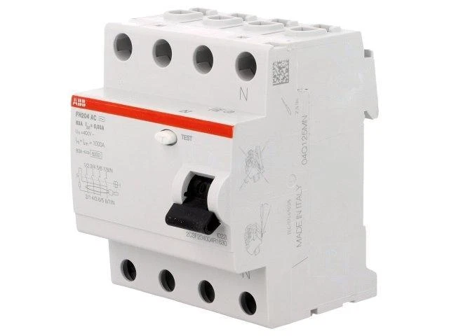 2CSF204002R1630 RCD SWITCH lName: 63A IDiff: 30mA Shock Current: 250A ...