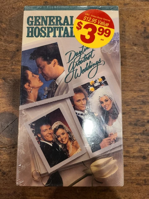 VINTAGE 1993 VHS Tape General Hospital Daytimes Greatest Weddings ...