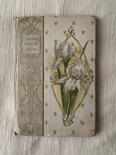 VINTAGE ANTIQUE RIP Van Winkle Washington Irving Book c. 1896 $8.50 ...