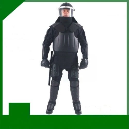 COMPLETE FULL TACTICAL Anti Riot Police Gear Suit Armor Helmet Guard ...