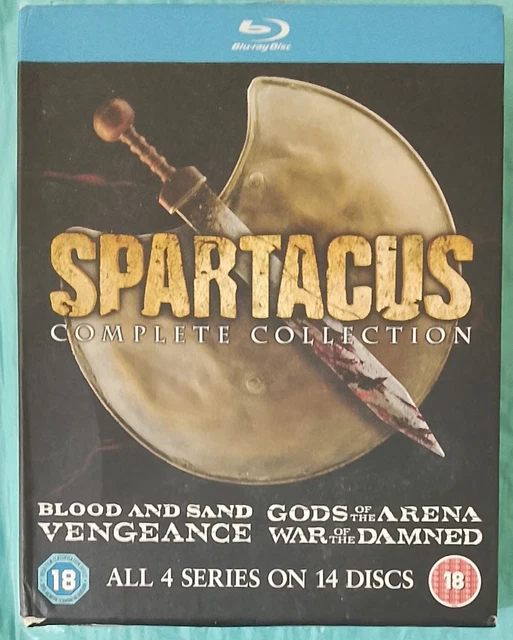 SPARTACUS: THE COMPLETE Collection (14 Disc Blu-ray) **Damaged Box** £ ...
