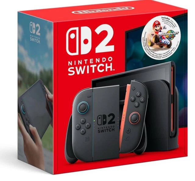 NINTENDO SWITCH 2 + Mario Kart World Console Bundle PRE-ORDER CONFIRMED ...