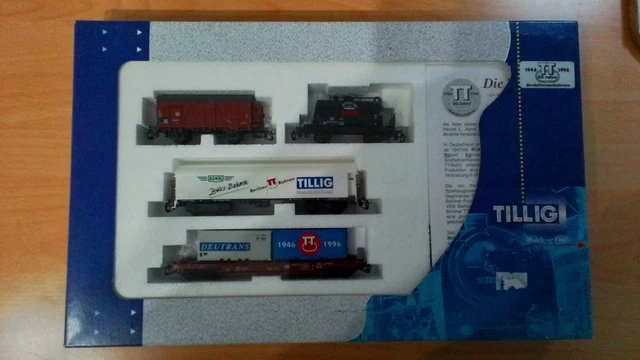 TT VON TILLIG 01328 Güterwagen set 50 Jahre TT DR/DB EUR 52,00 ...