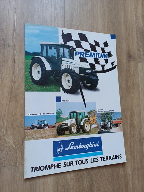PROSPECTUS GAMME TRACTEURS Lamborghini Prospekt Traktor EUR 2,50 - PicClick FR