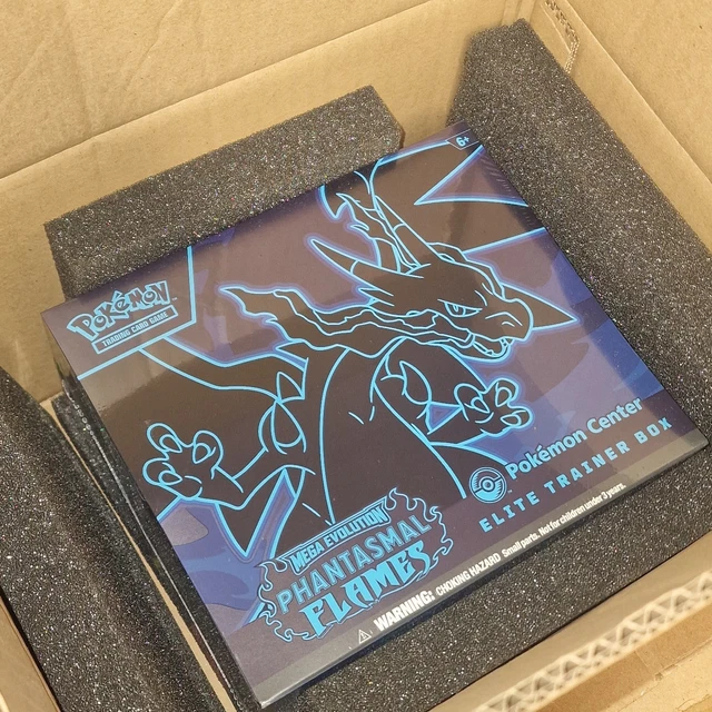 POKÉMON TCG PHANTASMAL Flames Pokemon Center Elite Trainer Box SEALED £ ...