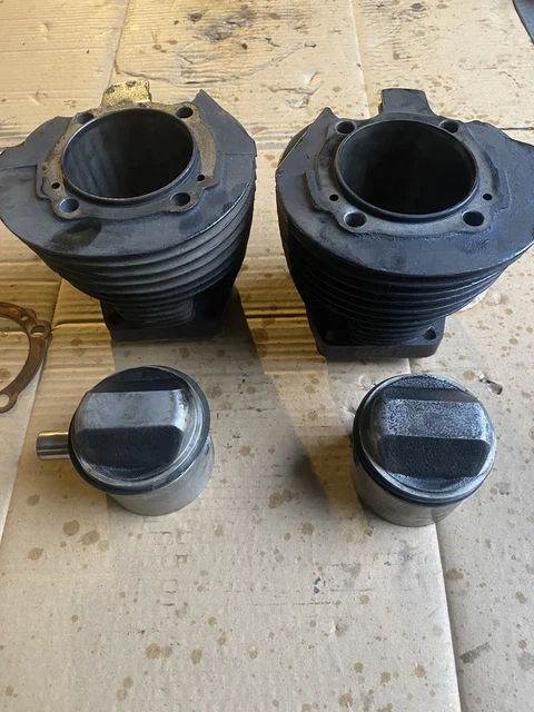 HARLEY-DAVIDSON IRONHEAD SPORTSTER 1000 pair of Barrels and 40 + piston ...