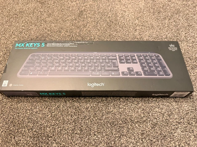 LOGITECH MX KEYS S Rechargeable Keyboard PC/MAC complete with USB ...