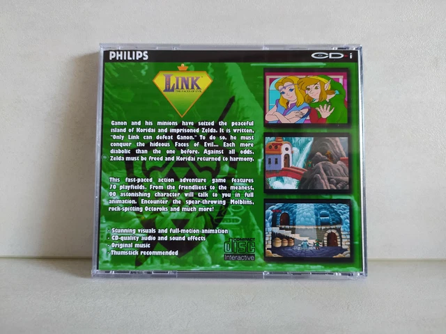 LINK FACES OF Evil (Zelda) - Philips CDI - Boitier de remplacement ...