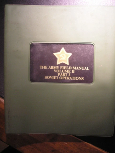 BRITISH ARMY COLD War Soviet Russian Operations Tactics Manual Military ...