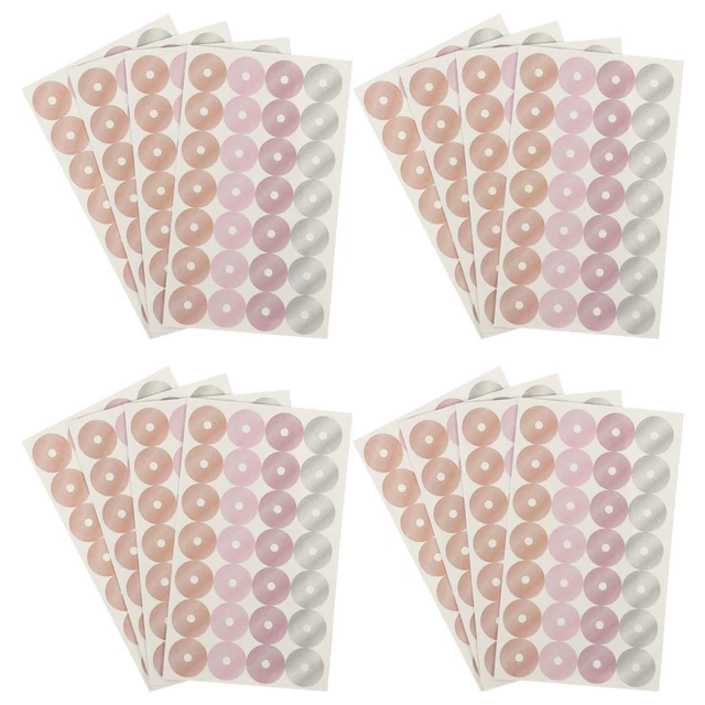 16 SHEETS OF Loose-leaf Paper Hole Reinforcement Stickers Self-adhesive ...