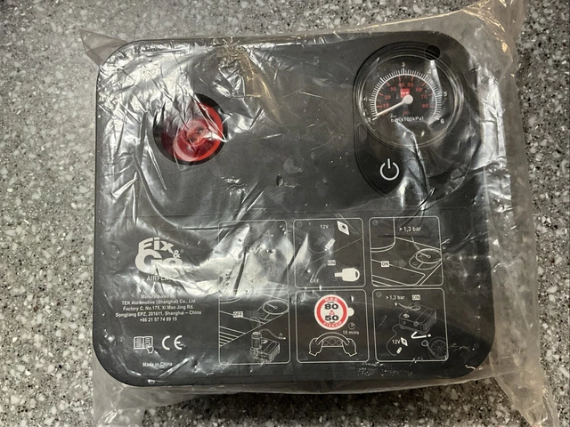 FIX AND GO AirFlat 12 V Tire Pump Air Compressor Inflator £22.00 ...