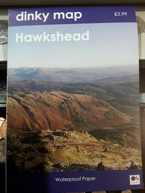 HAWKSHEAD LAKE DISTRICT map os map data waterproof the lake district ...